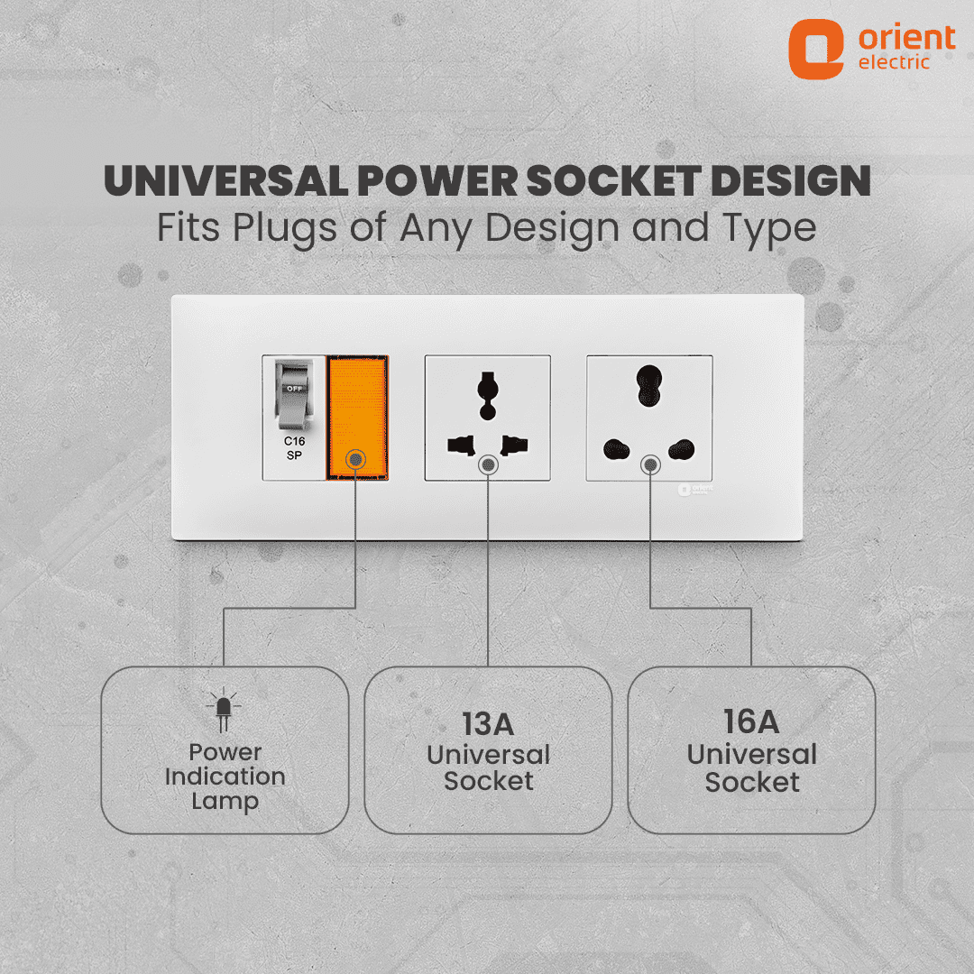Buy 16A Power Extension Board Online in India | Orient Electric