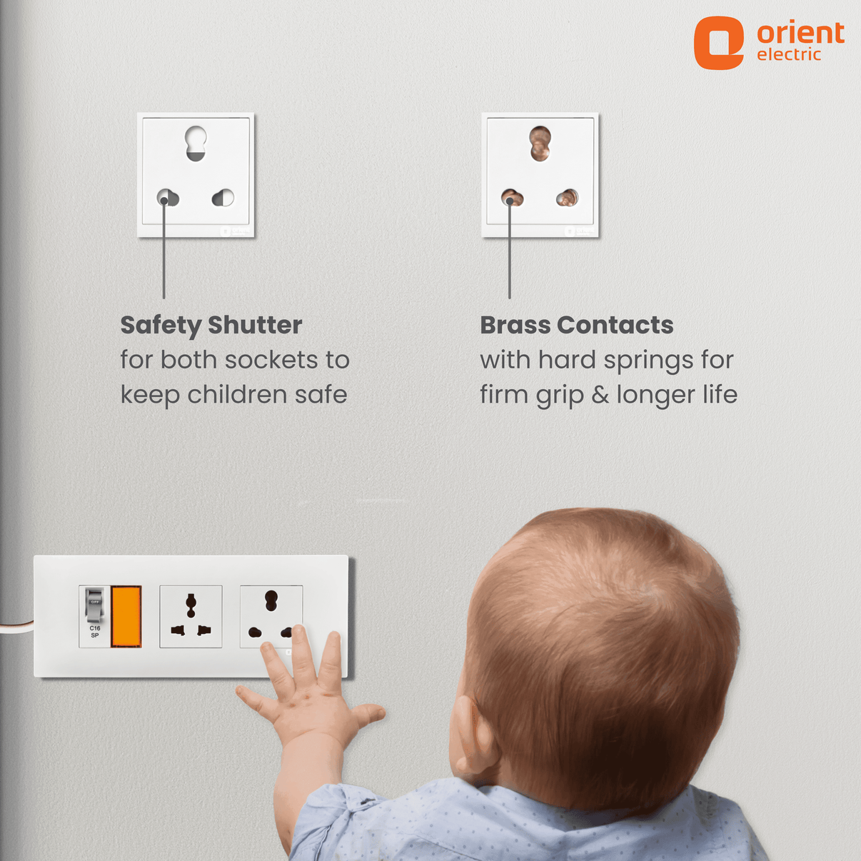 Buy 16A Power Extension Board Online in India | Orient Electric