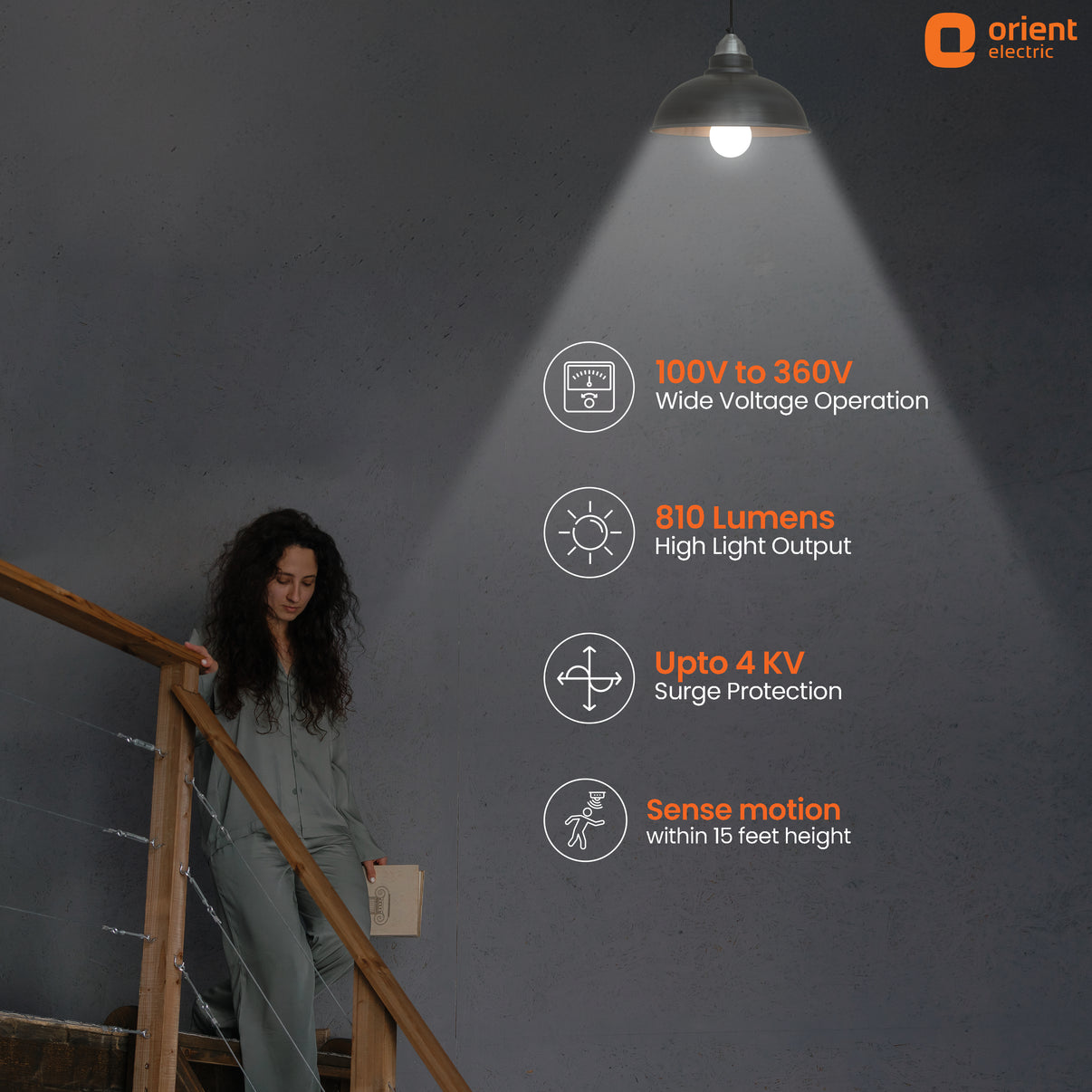 Buy Motion Sensor LED Bulb Online in India | Orient Electric