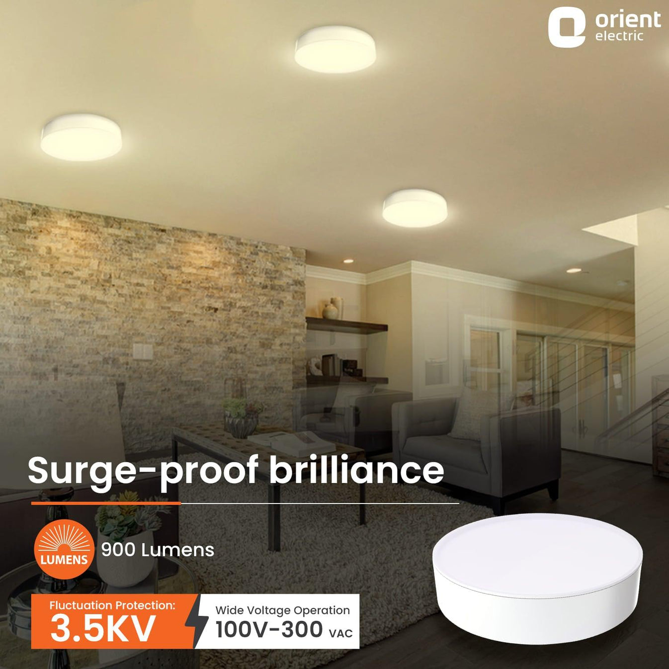 Buy Surface Light: Orient's Rimless LED Surface Panel Light Online in ...