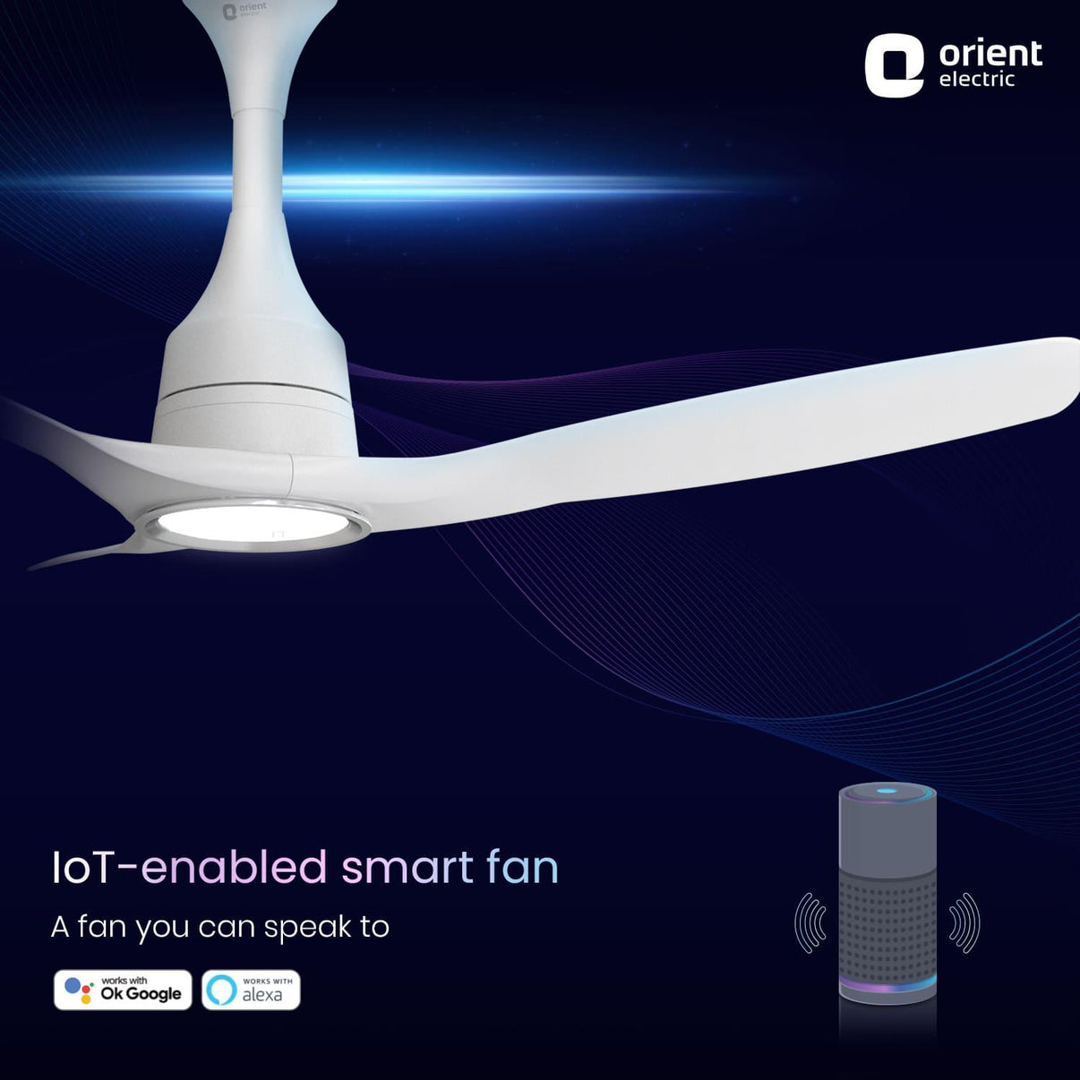 Buy Aerosense IoT Underlight BLDC PRO - Smart Modern Ceiling Fan Online ...