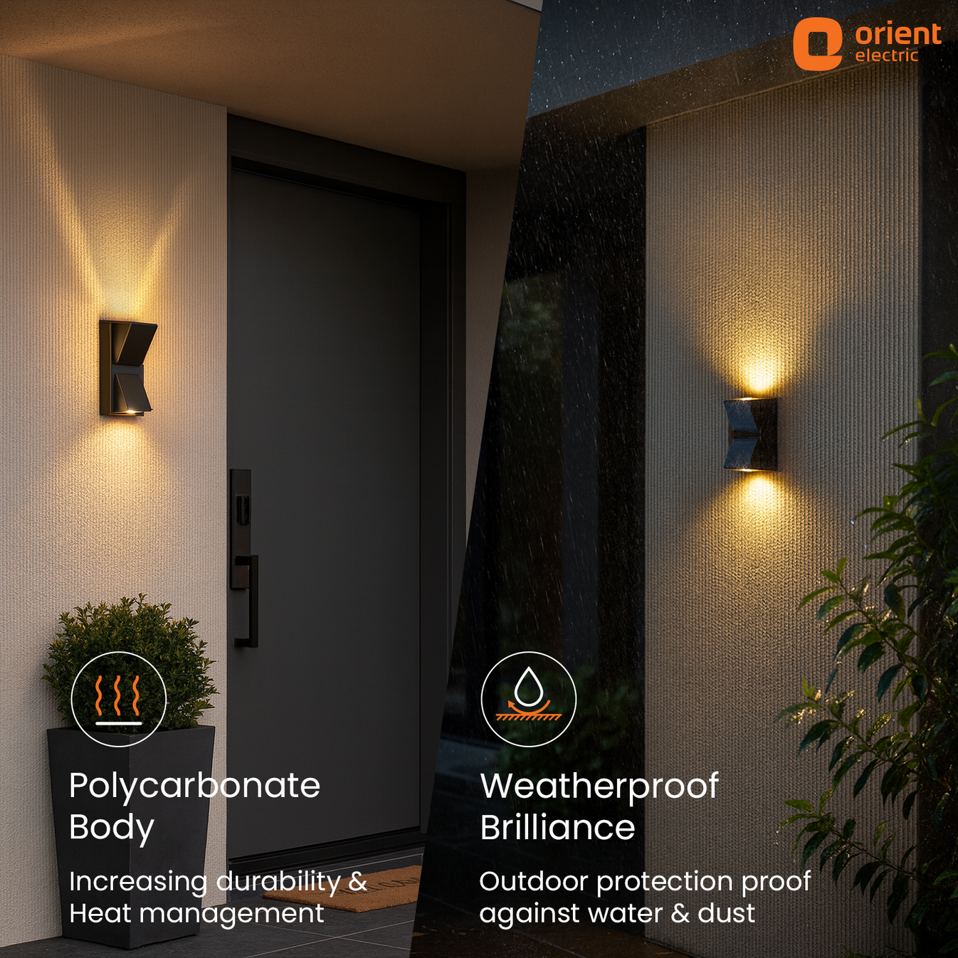 Buy K Type 2 Way Deco LED Wall Light Online in India | Orient Electric