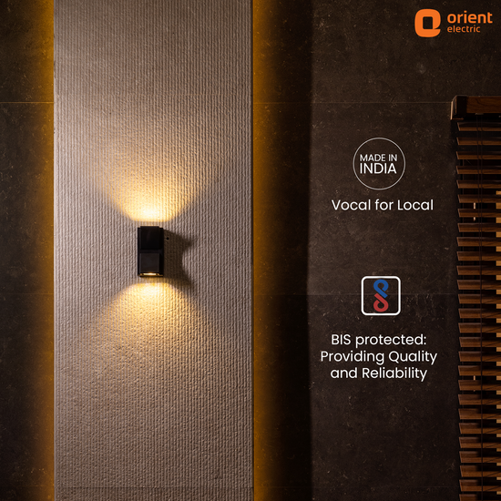 Buy K Type 2 Way Deco LED Wall Light Online in India | Orient Electric