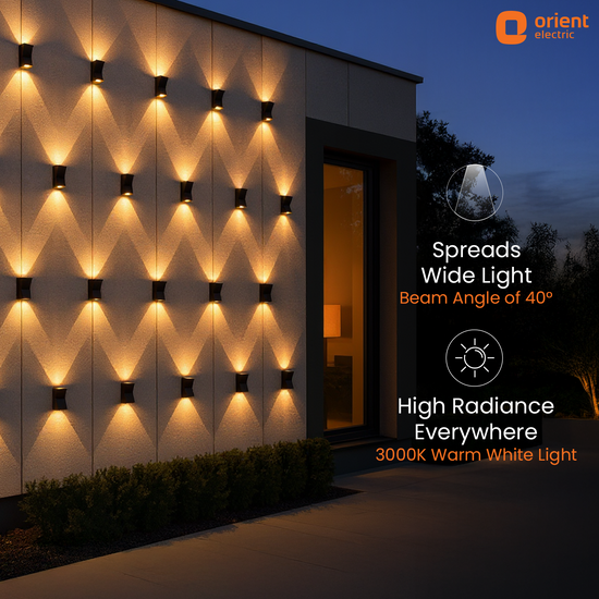 Buy K Type 2 Way Deco LED Wall Light Online in India | Orient Electric
