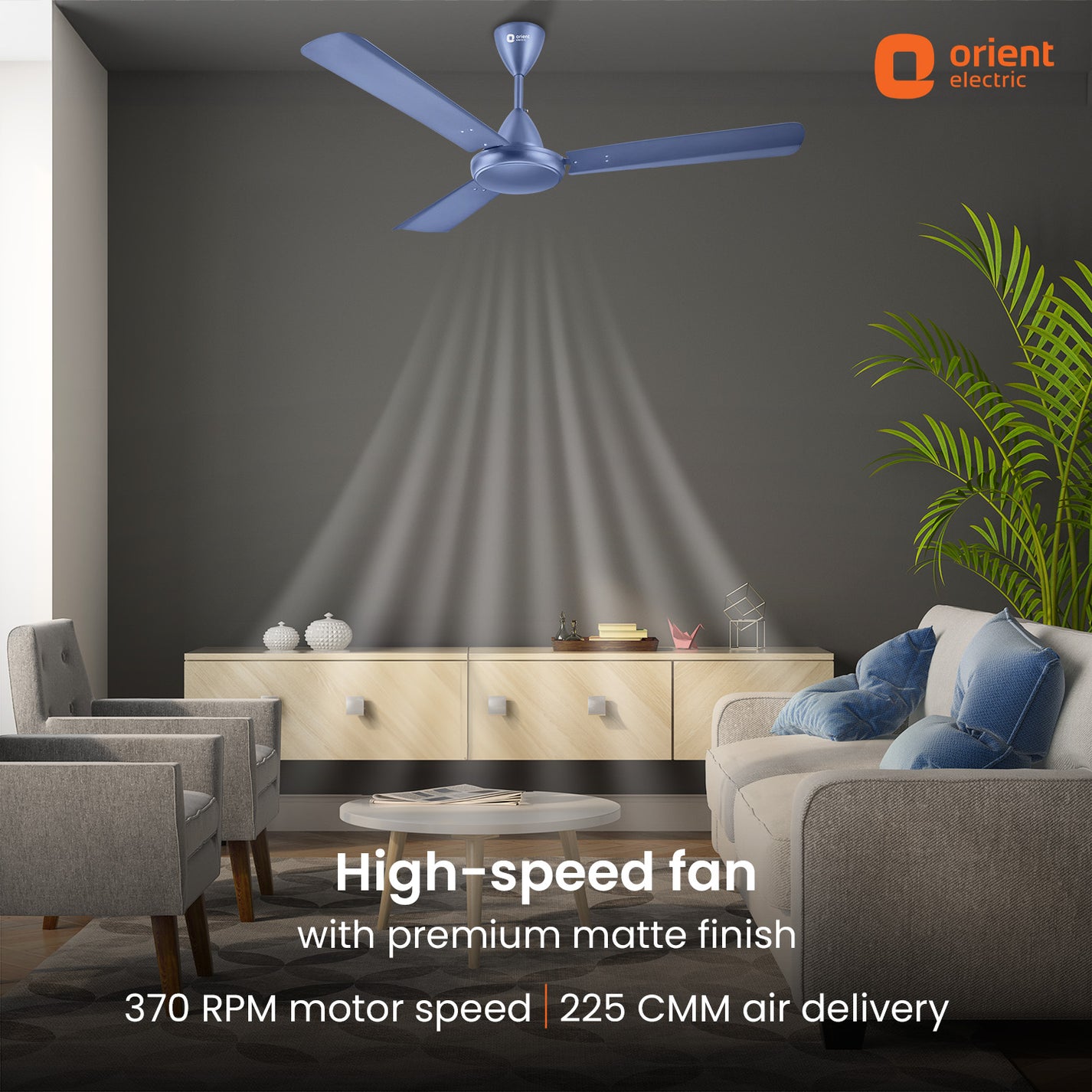Buy Arina High Speed Ceiling Fan Online in India | Orient Electric