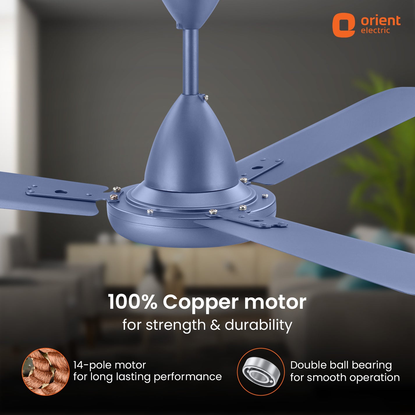 Buy Arina High Speed Ceiling Fan Online in India | Orient Electric
