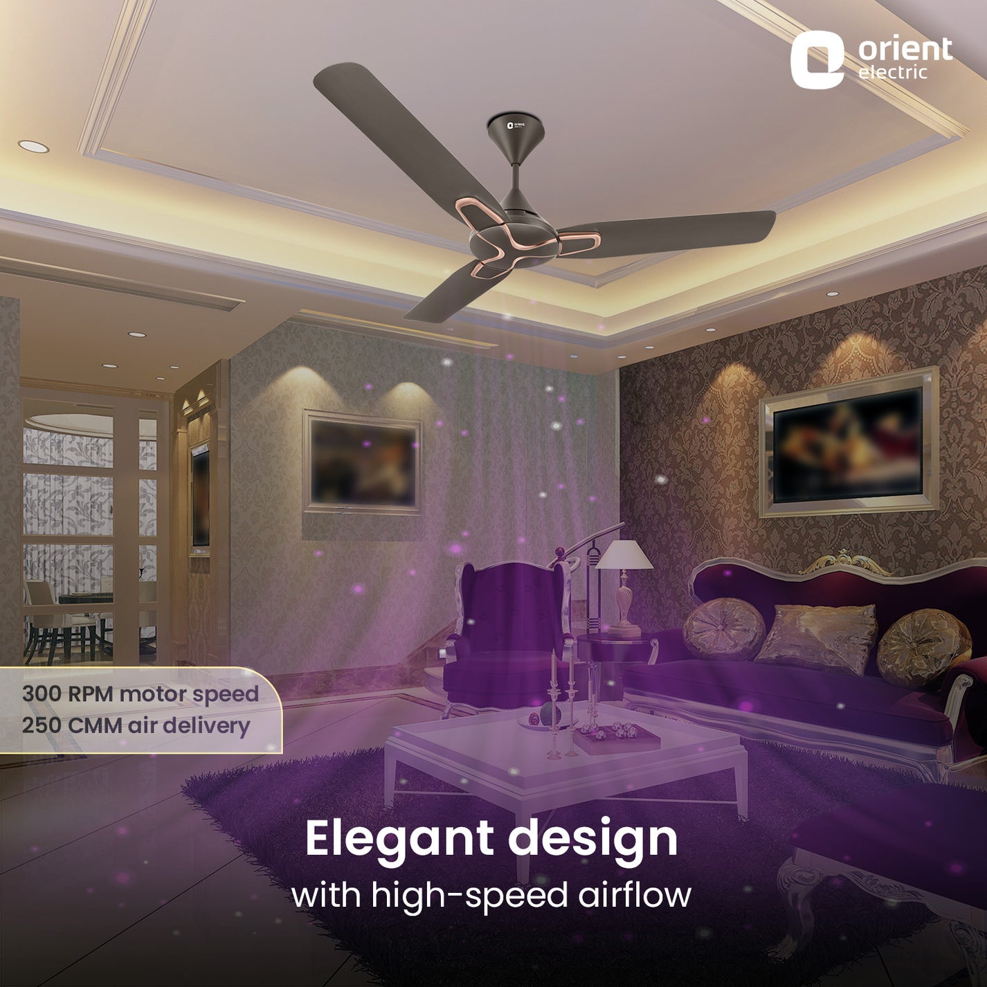 Buy Jazz High Speed - Decorative 1400 mm Ceiling Fan Online in India ...