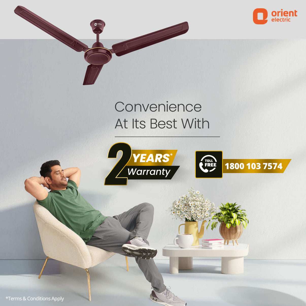 Buy Rapid Air High Speed Ceiling Fan Online in India | Orient Electric