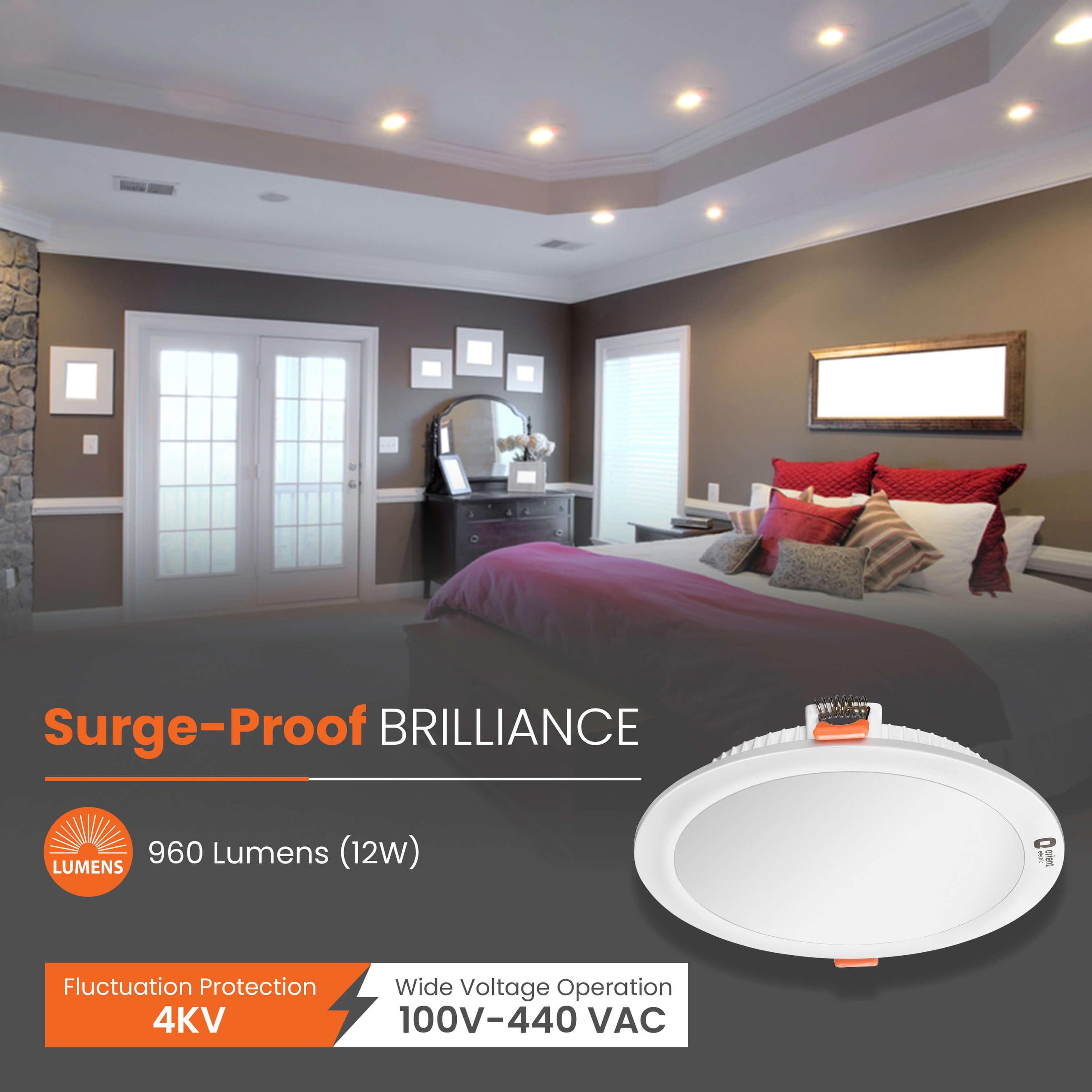Buy Backlite Trim Recess Panel LED Ceiling Light (Round) Online in ...