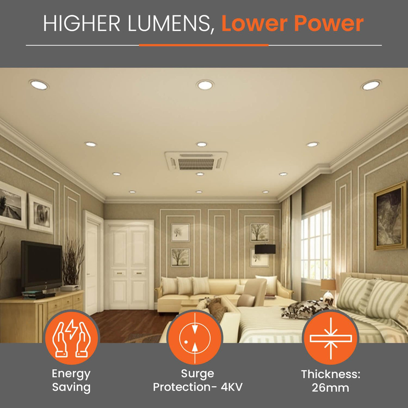 Buy Eternal Moonlite LED Concealed / Downlight Online in India | Orient ...
