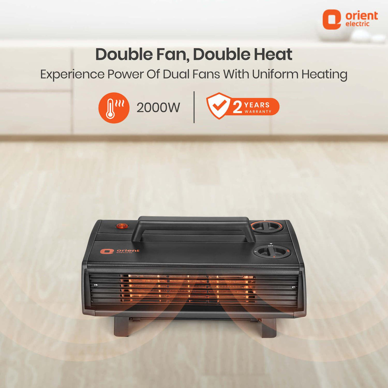 Buy Heat Convector 2000W Small Room Heater Online in India | Orient ...
