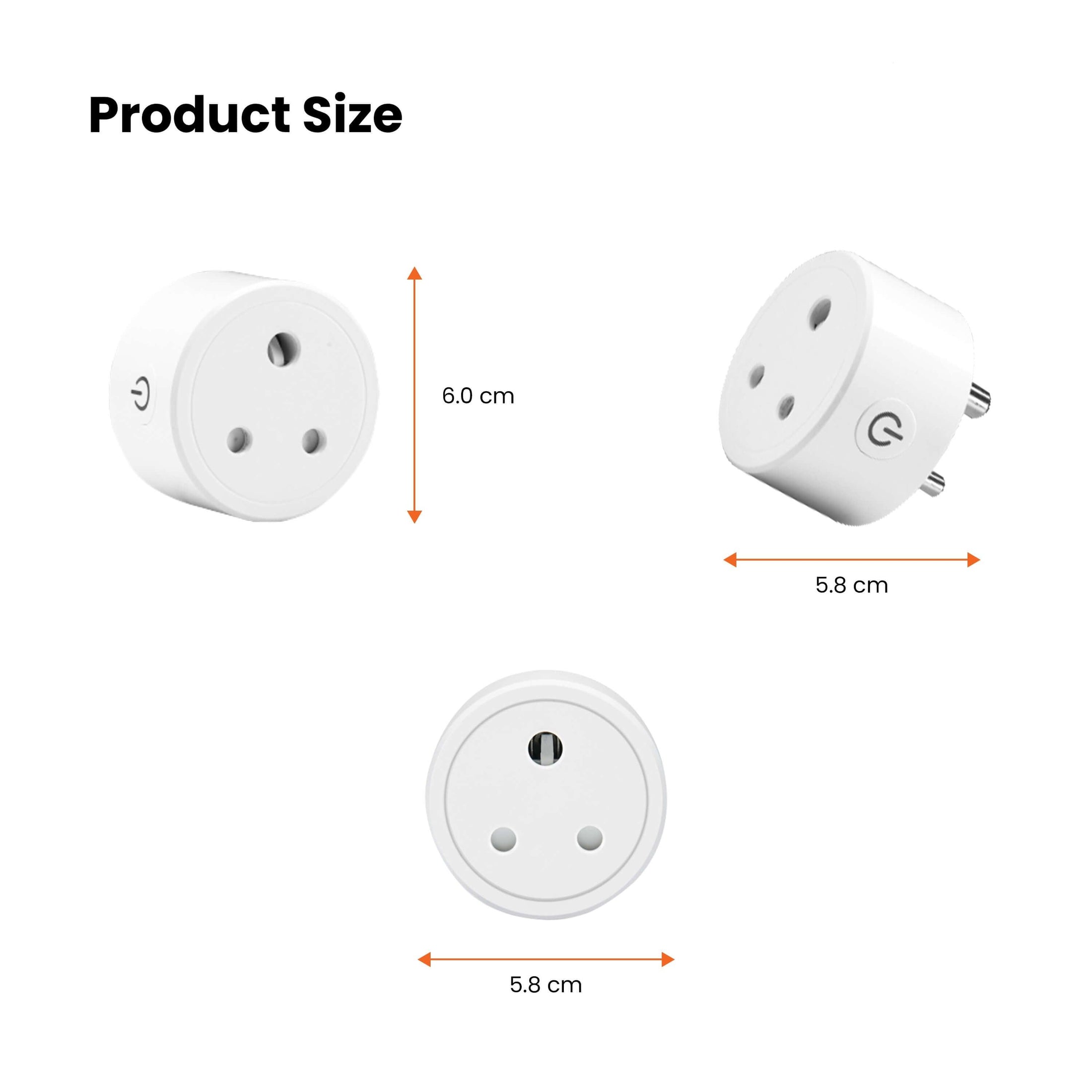 Buy I-Nex Wifi 10A Smart Plug Socket Online in India | Orient Electric