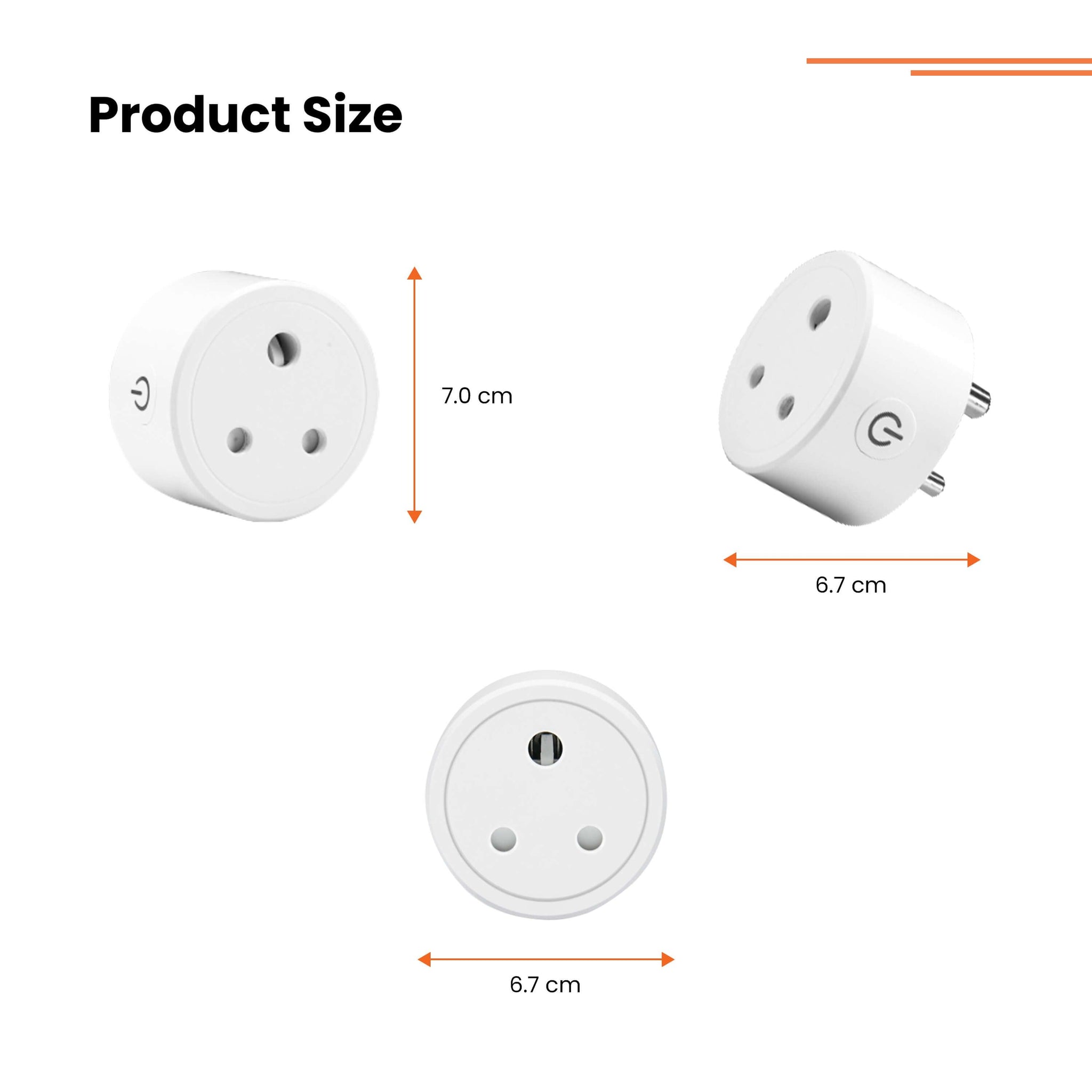 Buy I-Nex Wifi 16A Smart Plug Socket Online in India | Orient Electric