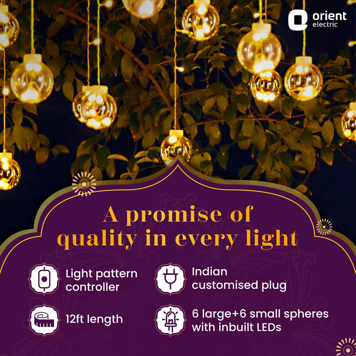Buy Joylite Mannat Ball Led Curtain Light For Home Online In India