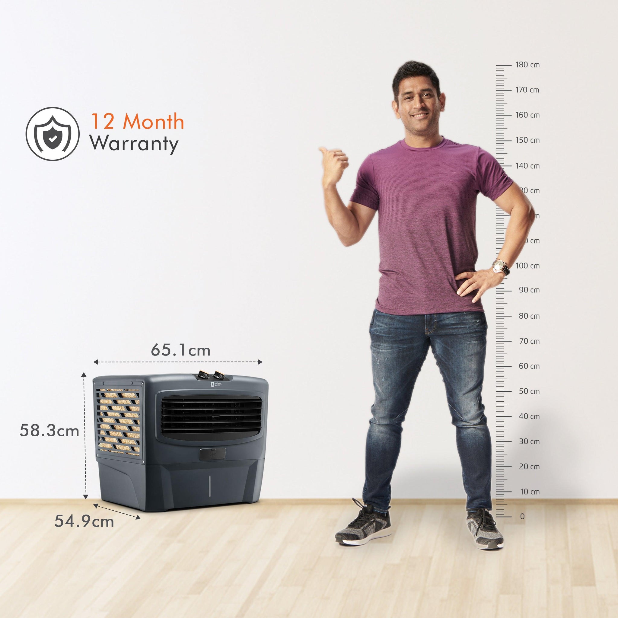 Buy Magicool+ Window 55L Window Air Cooler with Powerful Air Delivery ...