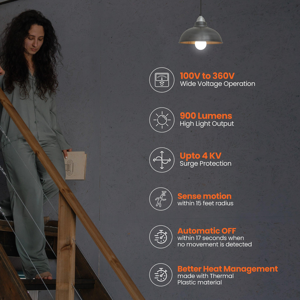 Buy Motion Sensor LED Bulb Online in India | Orient Electric