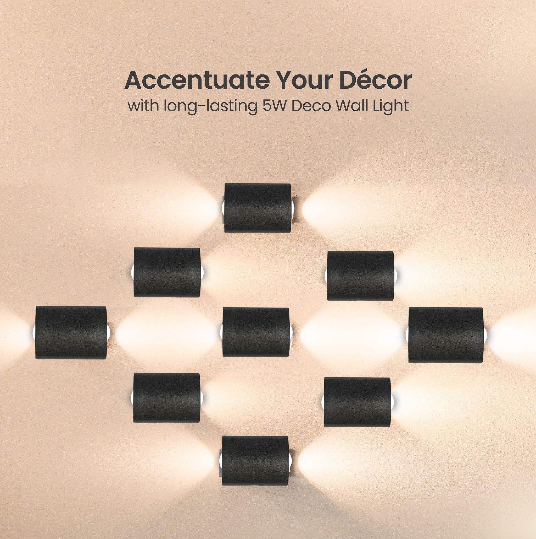 Buy Up Down Deco LED Wall Light Online in India | Orient Electric